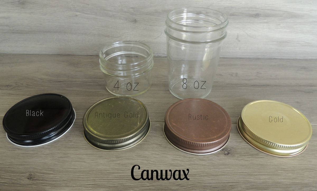JELLY Jar 4oz, 1 dozen with lid – Canwax